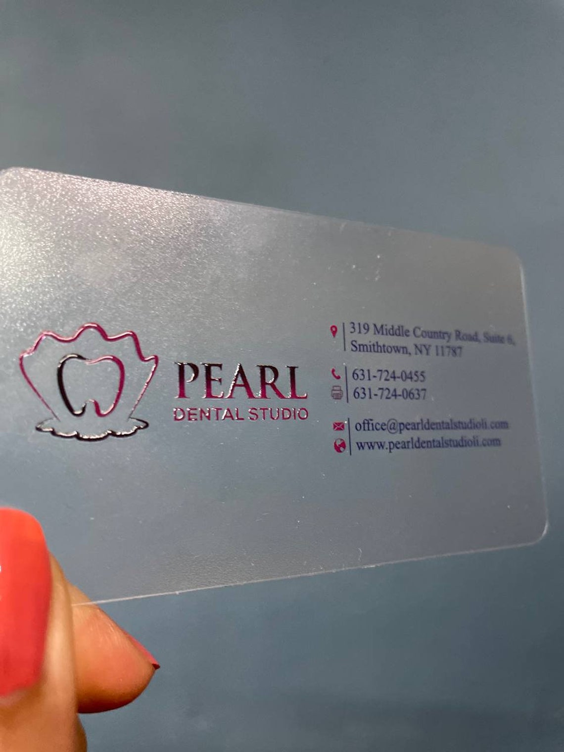 300 Pcs Transparent Business Card, Clear Boutique Card, Acrylic Frosty ...