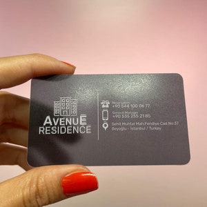 300 Pcs Transparent Business Card, Clear Boutique Card, Acrylic Frosty ...