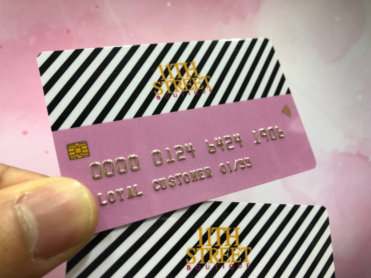 50 Pcs - Plastic Card Embossing - ID Card - Membership Cards - Embossed ...