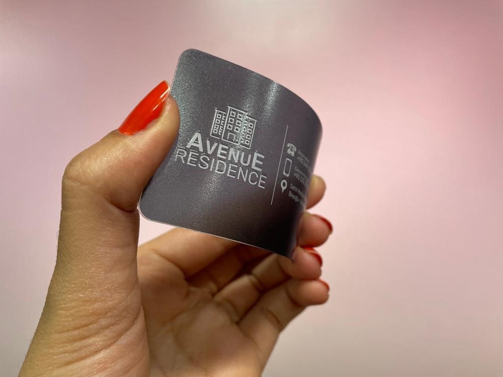 300 Pcs Transparent Business Card, Clear Boutique Card, Acrylic Frosty ...