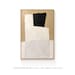 Large Abstract Earth Tone Wall Art Frame Original Geometric Color Block ...