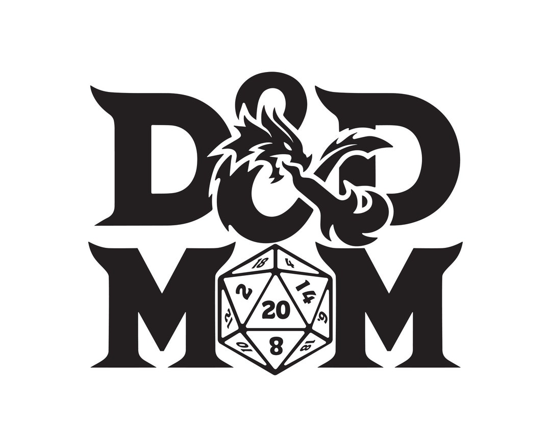 Mother's Day Dungeons and Dragons D&D MOM SVG Cut File - Etsy
