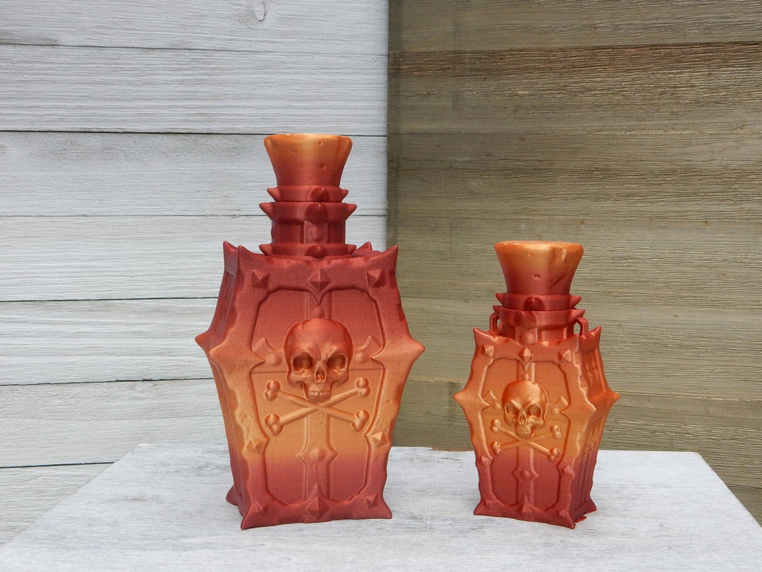 3D Printed Poison Flask – DND Dice Storage, Tabletop RPG Prop - Etsy