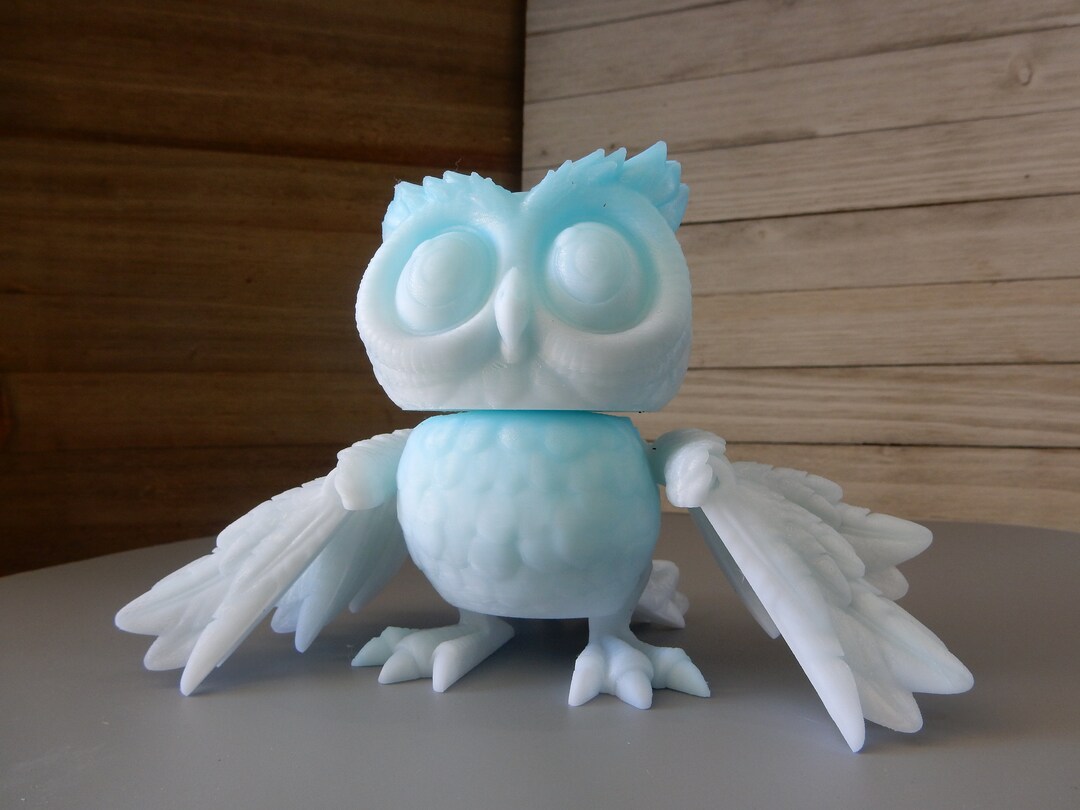 Flexi Owl Figurine by Flexifactory | Elegant Seasonal Shades | Custom ...