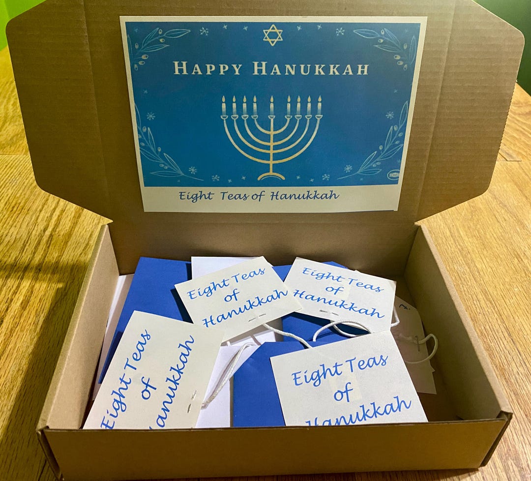 Eight Teas of Hanukkah, Kosher/israeli Tea Sampler Teas of Israel ...