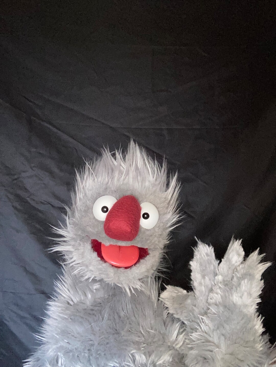 Live Hands Sack Puppet Mr. Gray - Etsy