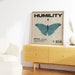 Humility Graphic Wall Print, Butterfly Art, Retro Wall Decor, Digital ...