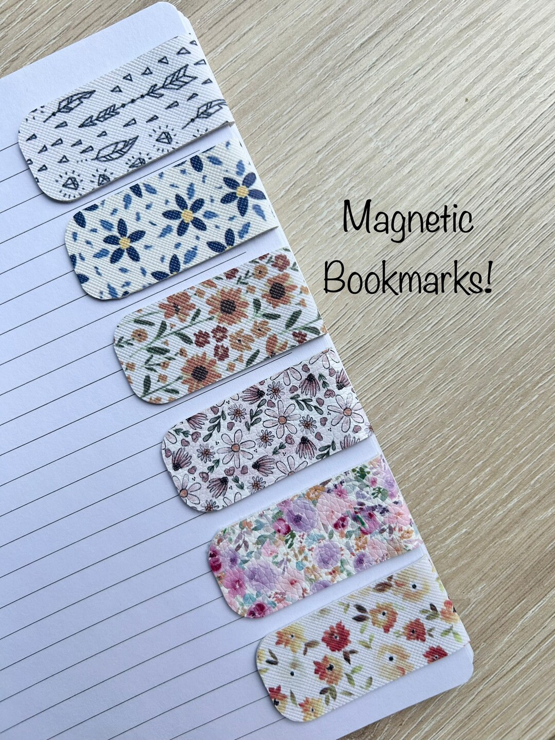 Floral Magnetic Bookmark | Magnetic | Teacher Gift | Bookish Gift ...