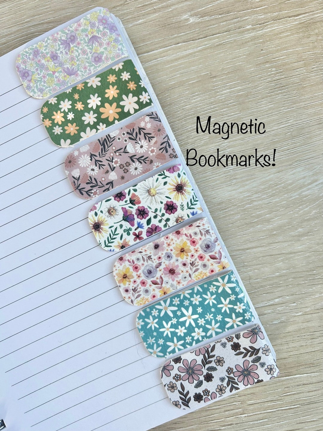 Spring Floral Magnetic Bookmark | Magnetic | Teacher Gift | Bookish ...