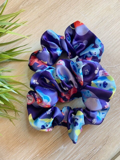 Dog Scrunchie / Birthday / Toddler Birthday / Satin Scrunchies - Etsy ...