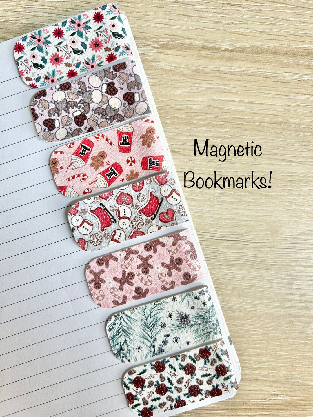 Christmas Magnetic Bookmark | Magnetic | Stocking Gift | Bookish Gift ...