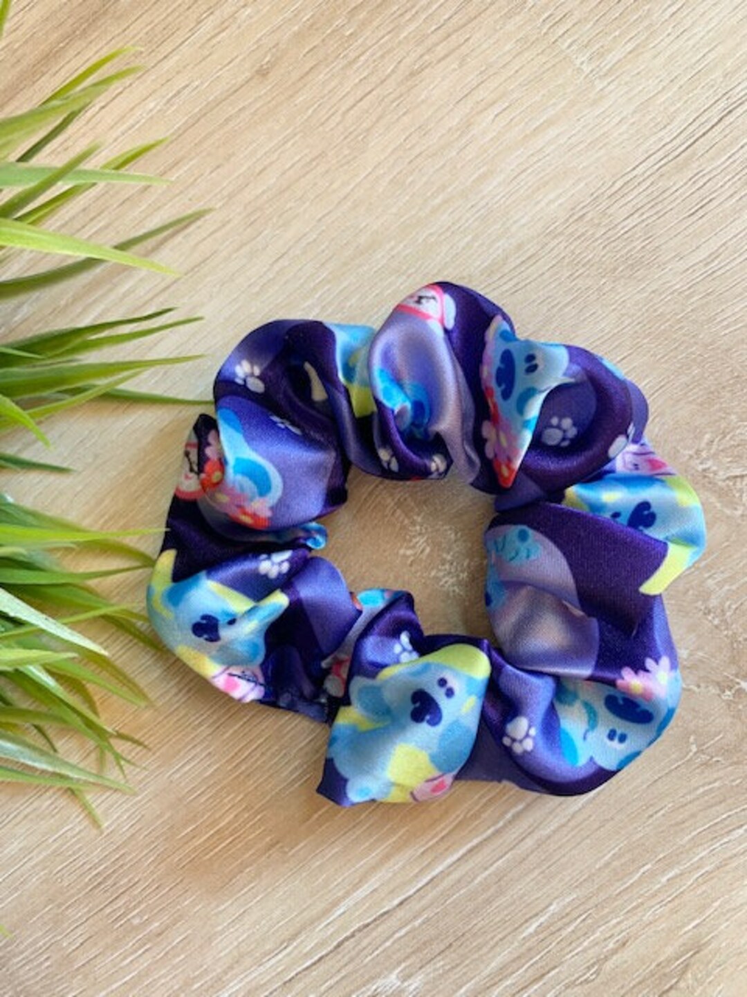 Dog Scrunchie / Birthday / Toddler Birthday / Satin Scrunchies ...