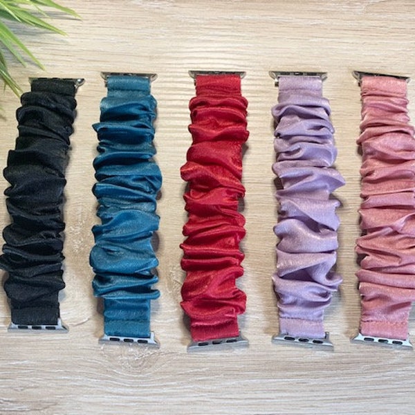 Scrunchie Apple Watch Bands - Etsy