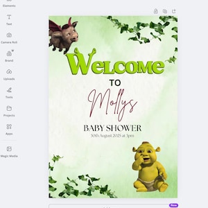 Shrek Baby Shower - Etsy