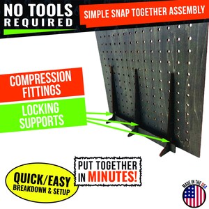 XXL Pegboard Display, Craft Fair Display, Farmers Market Display, Art ...