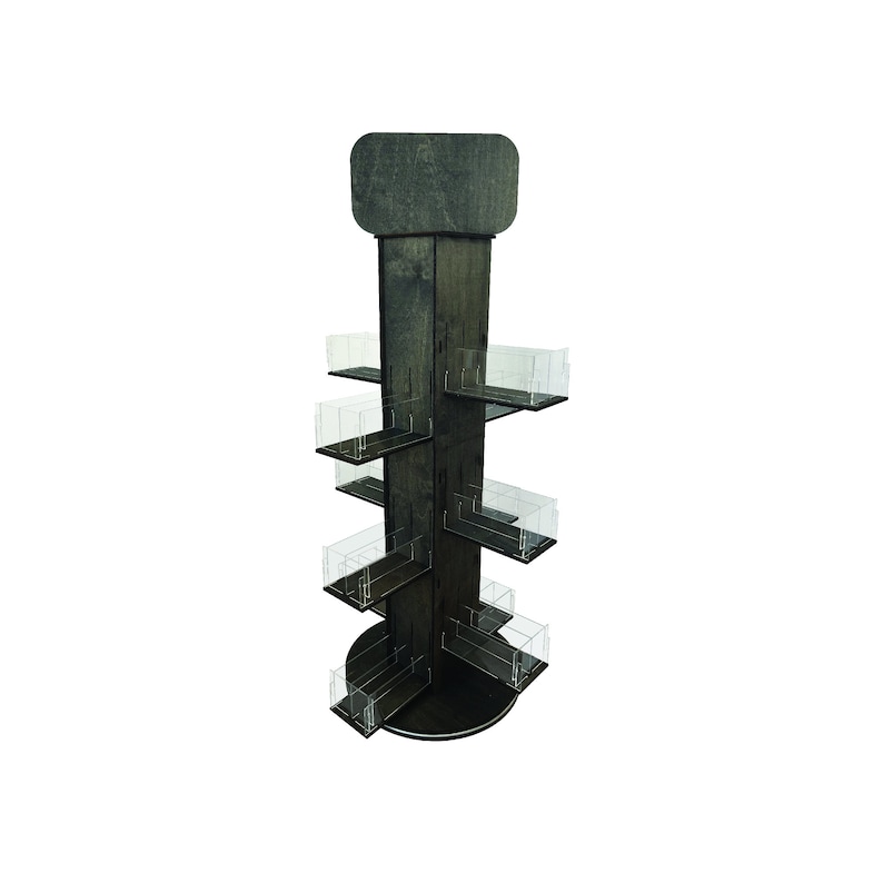 4-sided Rotating Display Stand - Stationary, Greeting Cards, Stickers ...