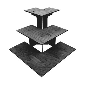 3-tier Retail Table Display Corner Stand With Shelves for Products ...