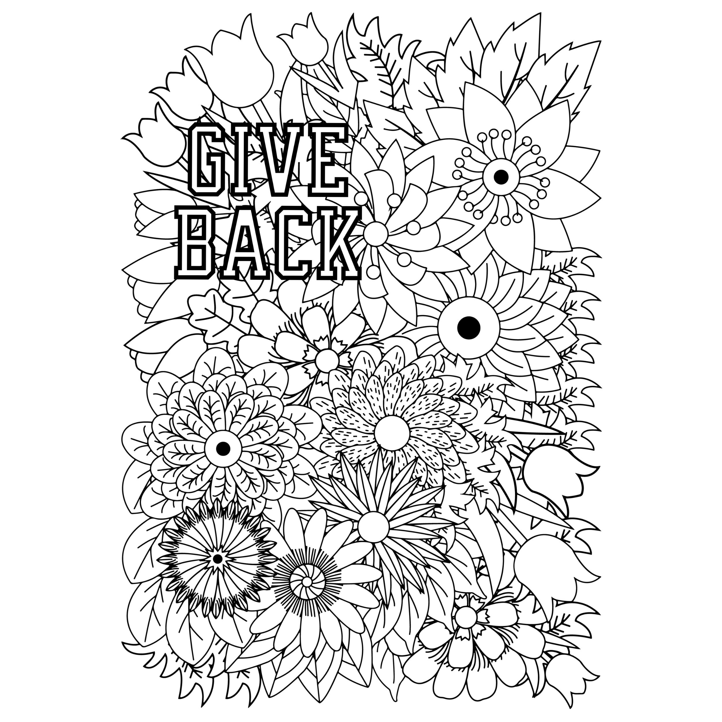 Colouring Mandala MOTIVATION Flower Pages of Inspiration 30 Pages - Etsy