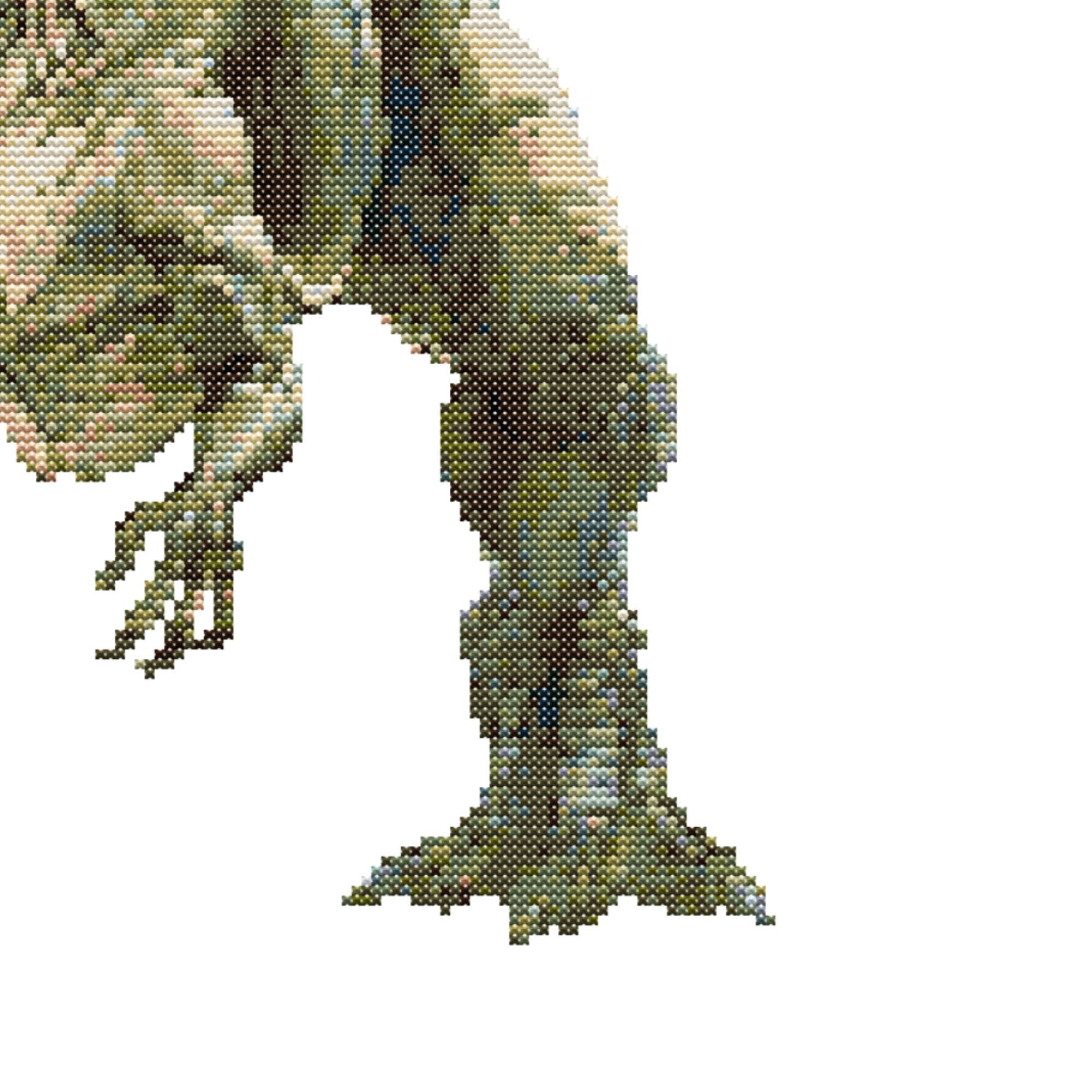 T-REX TERROR Cross Stitch Pattern Chart Plus a Pattern Keeper ...