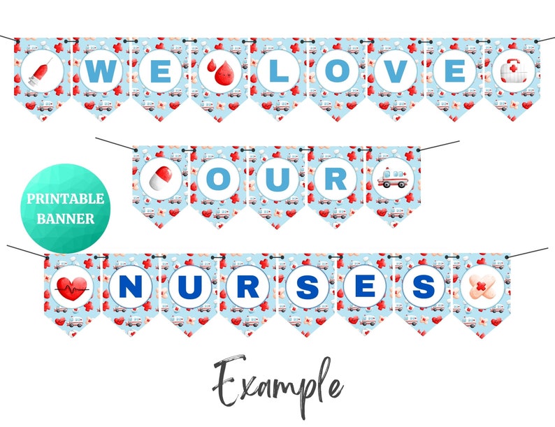 We Love Our Custom Banner | Happy Doctor Nurse Medical Appreciation ...