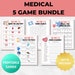 Medical Game Bundle | PRINTABLE Medical Games | Doctor Nurse Fun Game ...