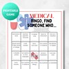 Medical Think Fast PRINTABLE Medical Game Doctor Nurse Fun Game ...