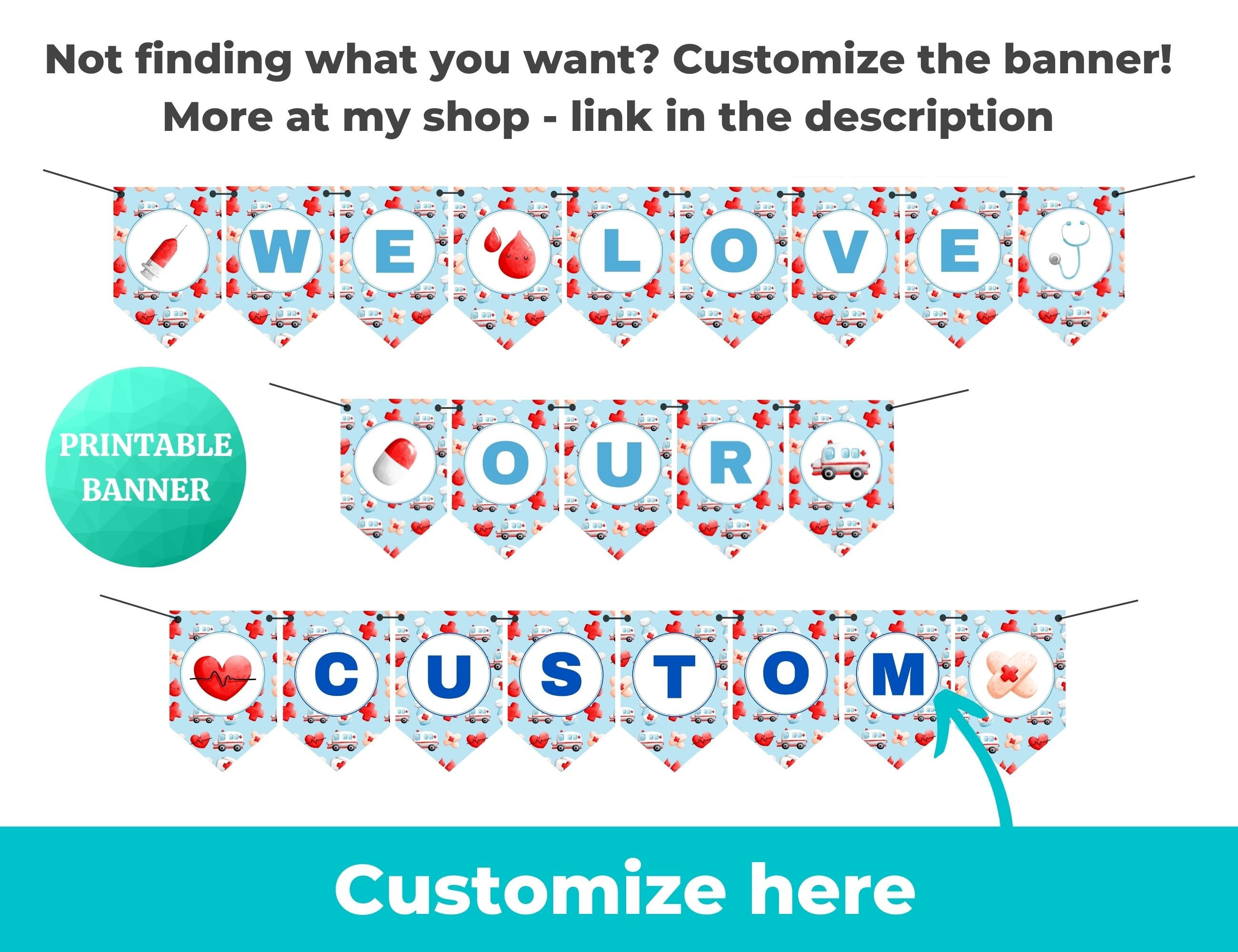 We Love Our Mas Blue Banner Happy MA Appreciation Week PRINTABLE Sign ...