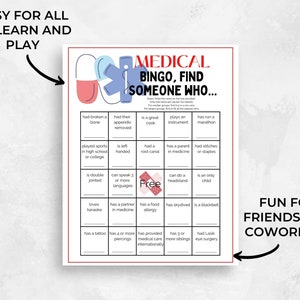 Medical Game Bundle | PRINTABLE Medical Games | Doctor Nurse Fun Game ...