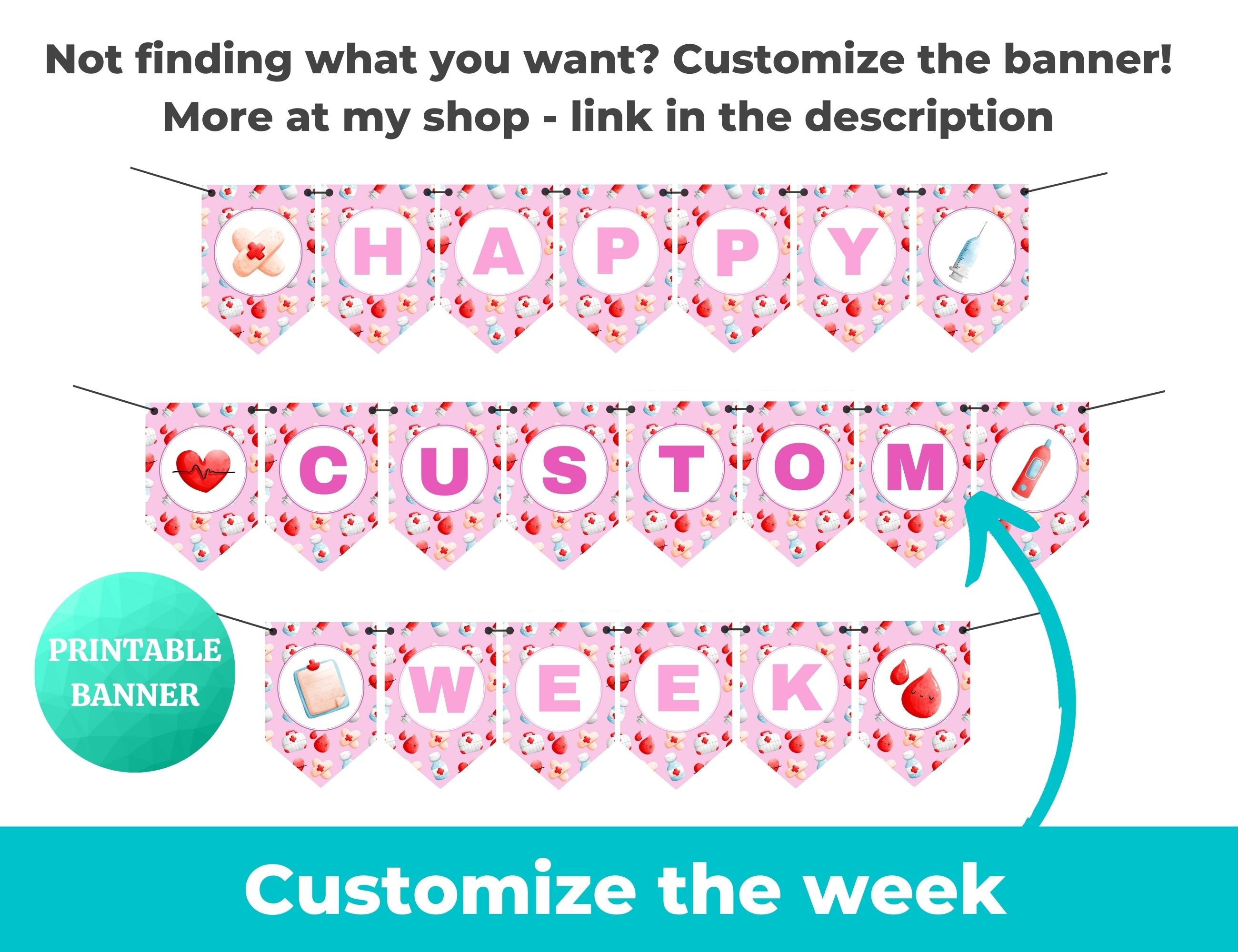 Happy Midwifery Week Pink Banner | Midwifery Appreciation Week ...