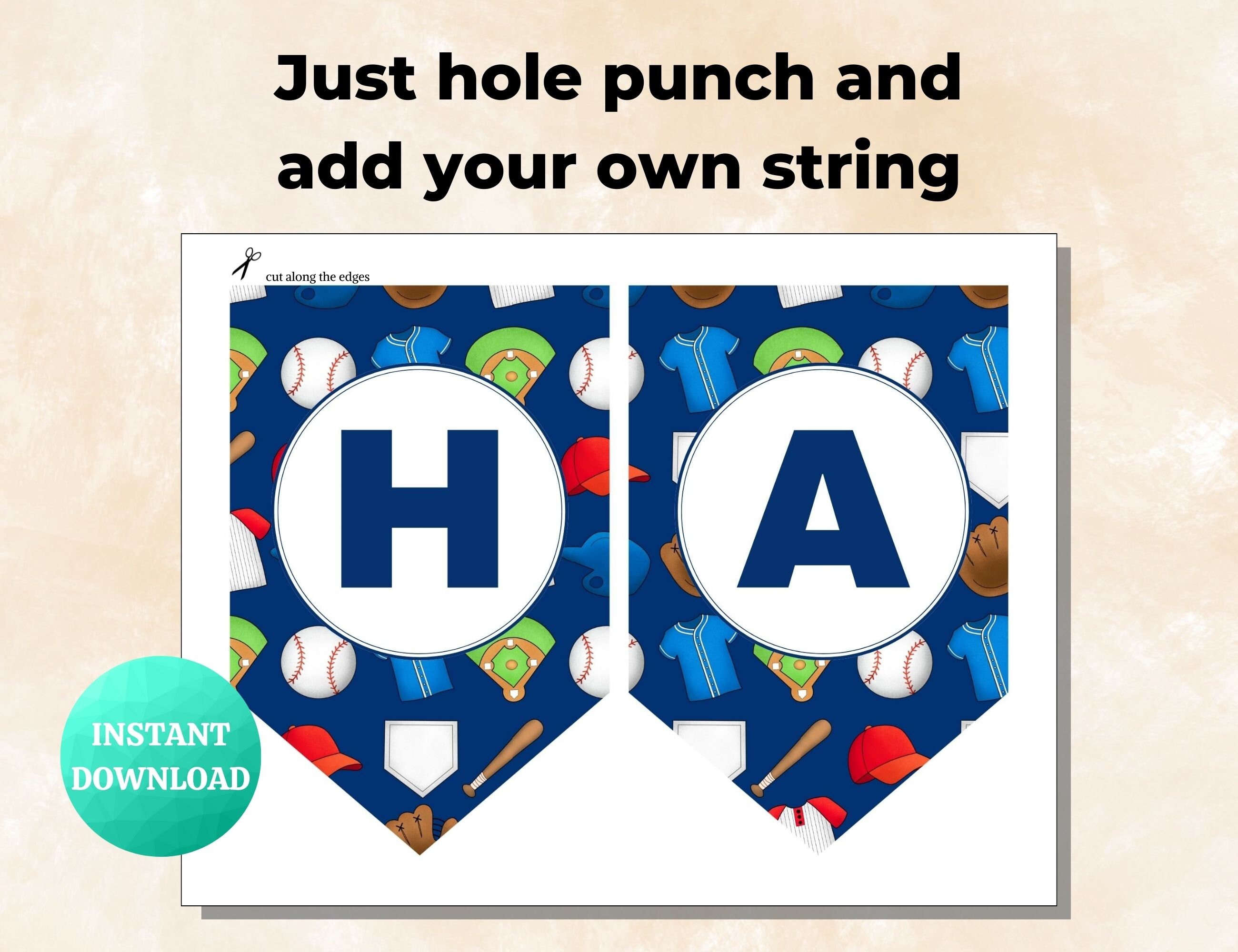 Happy Retirement Baseball Banner PRINTABLE Sign for Baseball Fans ...