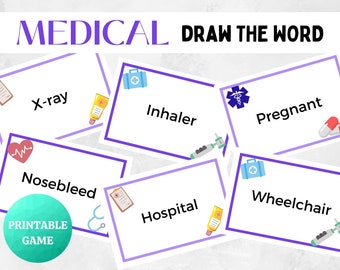 Nurse Word Draw - Etsy