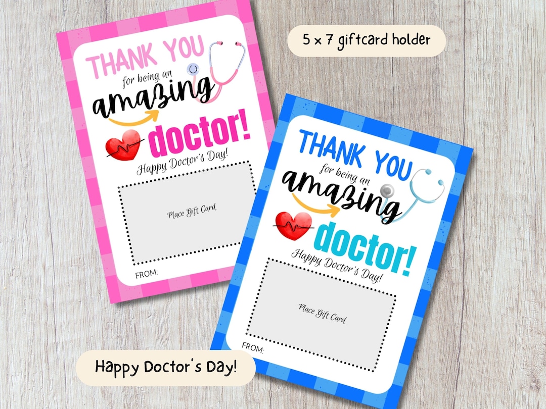 Happy Doctor's Day | Thank You for Being an Amazing Doctor Gift Card ...