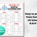 Medical HOSPITAL Scavenger Hunt PRINTABLE Medical Game Doctor Nurse Fun ...