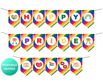 Pride Party Printable - Etsy