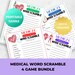 Medical Game Bundle PRINTABLE Medical Games Doctor Nurse Fun Game ...