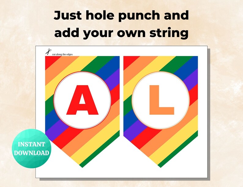 All Are Welcome Pride Banner | Happy Pride Month | LGBTQ Rainbow ...