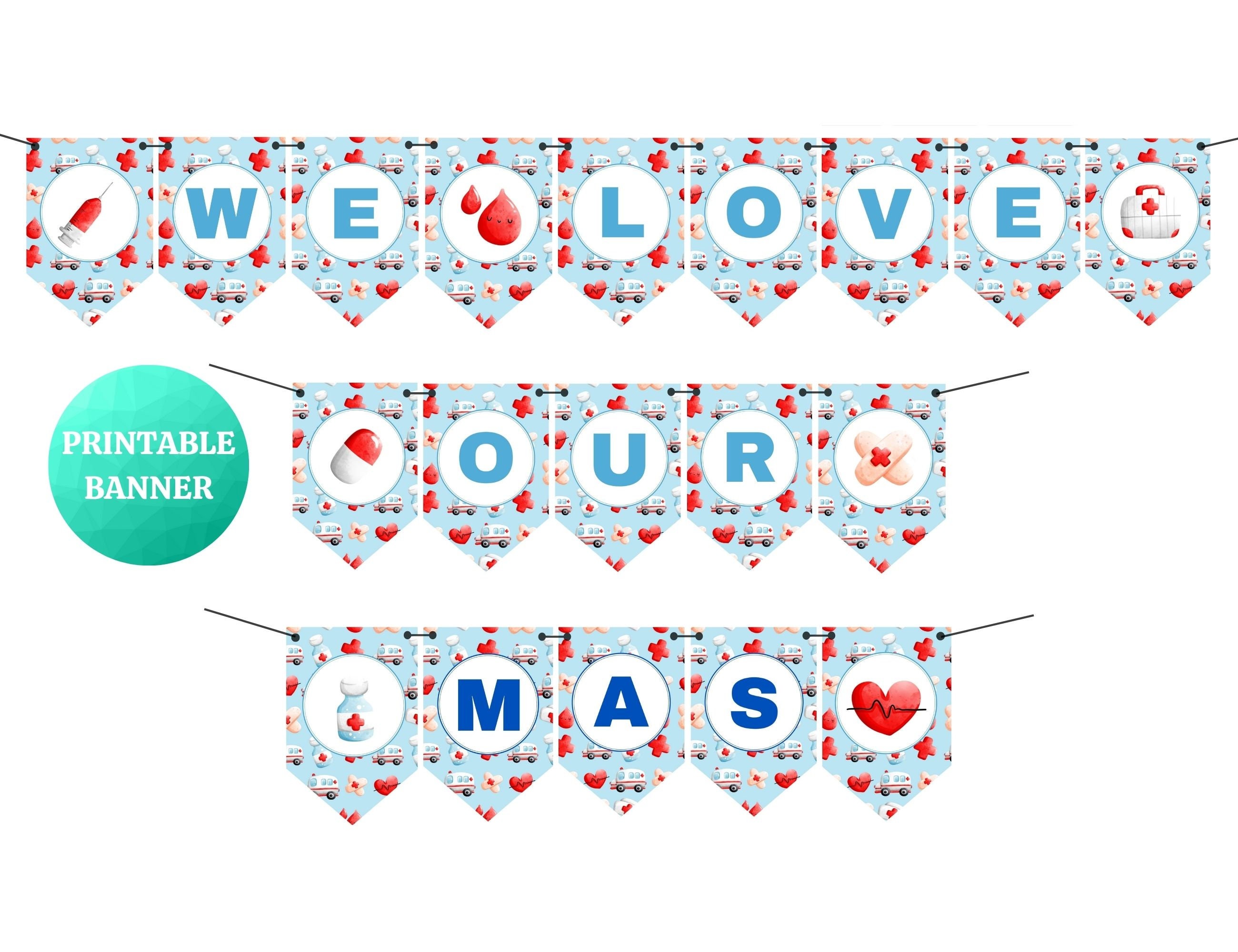 We Love Our Mas Blue Banner | Happy MA Appreciation Week | PRINTABLE ...