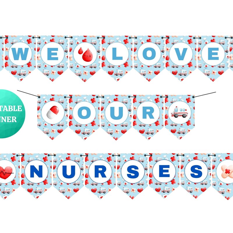 We Love Our Nurses - Etsy