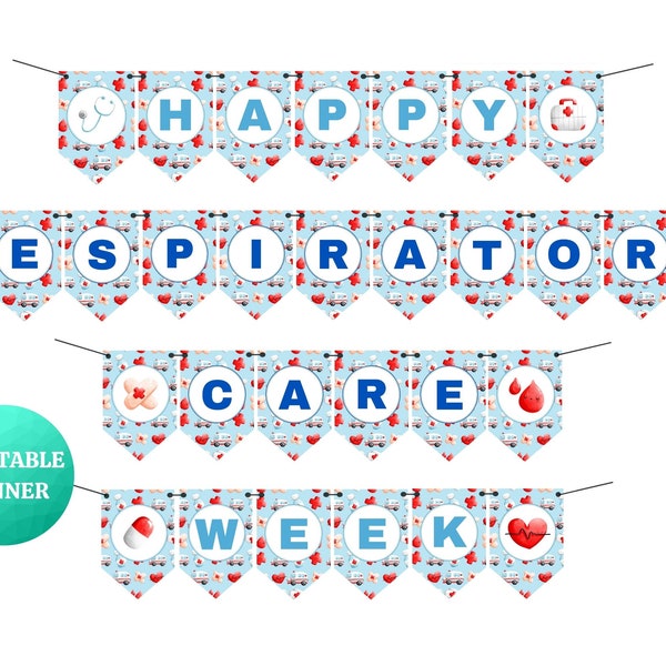 Respiratory Care Week Banner - Etsy