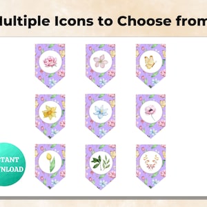 Happy Retirement Purple Lavender Flowers Banner | PRINTABLE Sign for ...