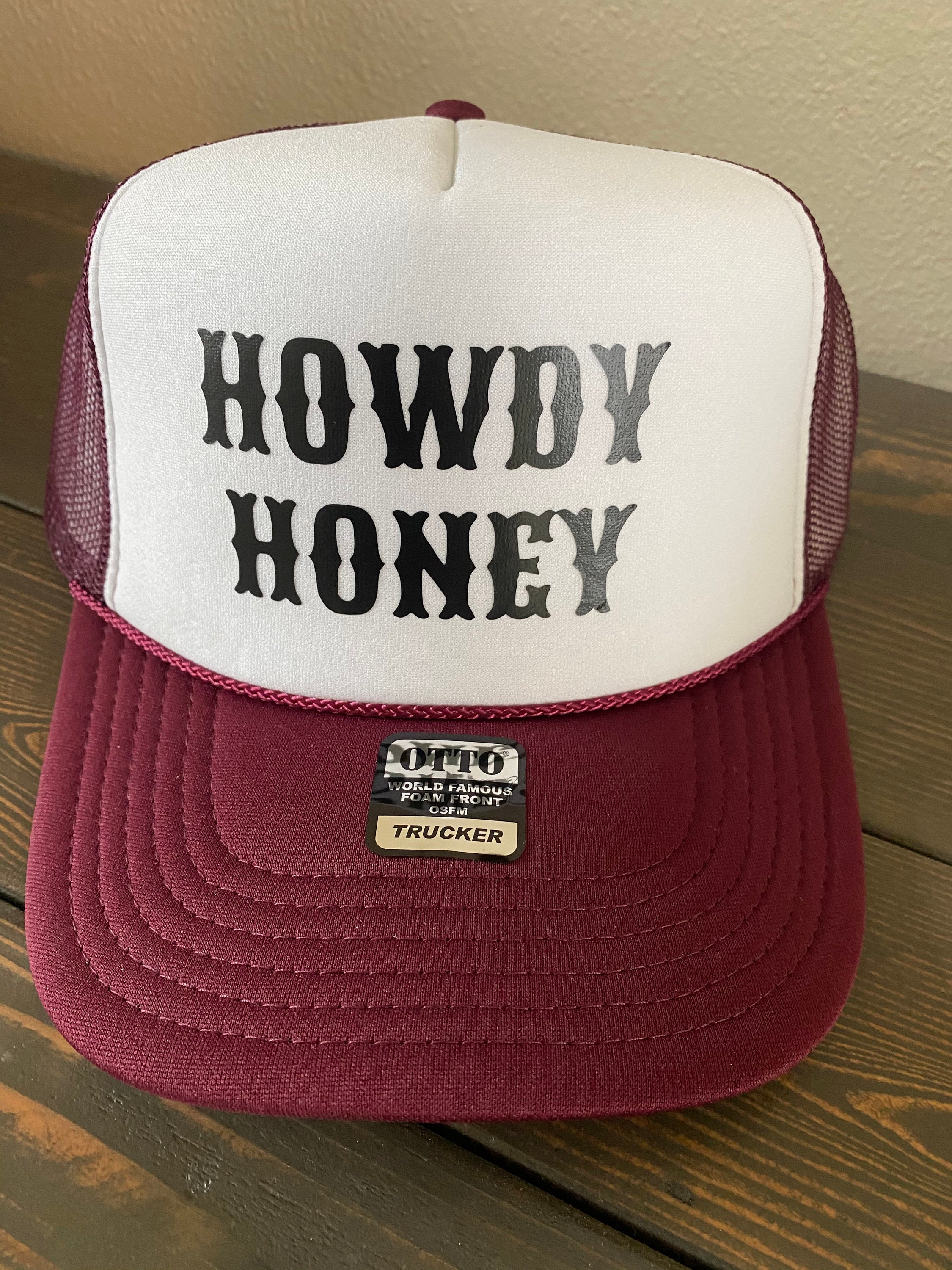 Howdy Honey Hat, Western Trucker Hat, Cowgirl Trucker Hat, Cowboy Hats ...