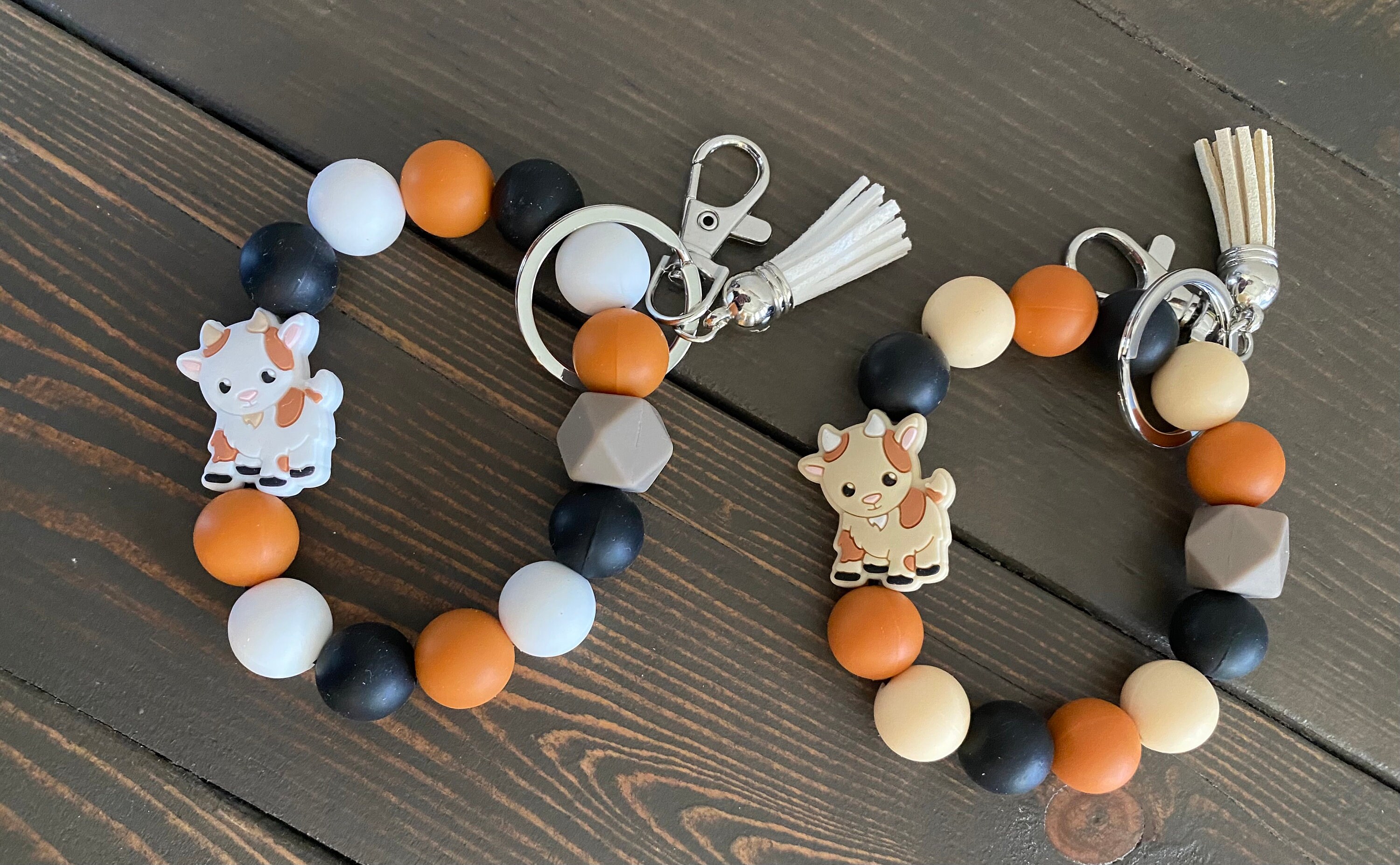 Goat Keychain Cute Goat Keychains Western Keychains - Etsy