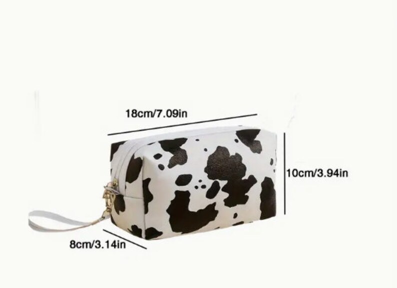Cow Print Makeup Bag, Western Makeup Bag, Cow Print Gifts, Makeup Bags ...