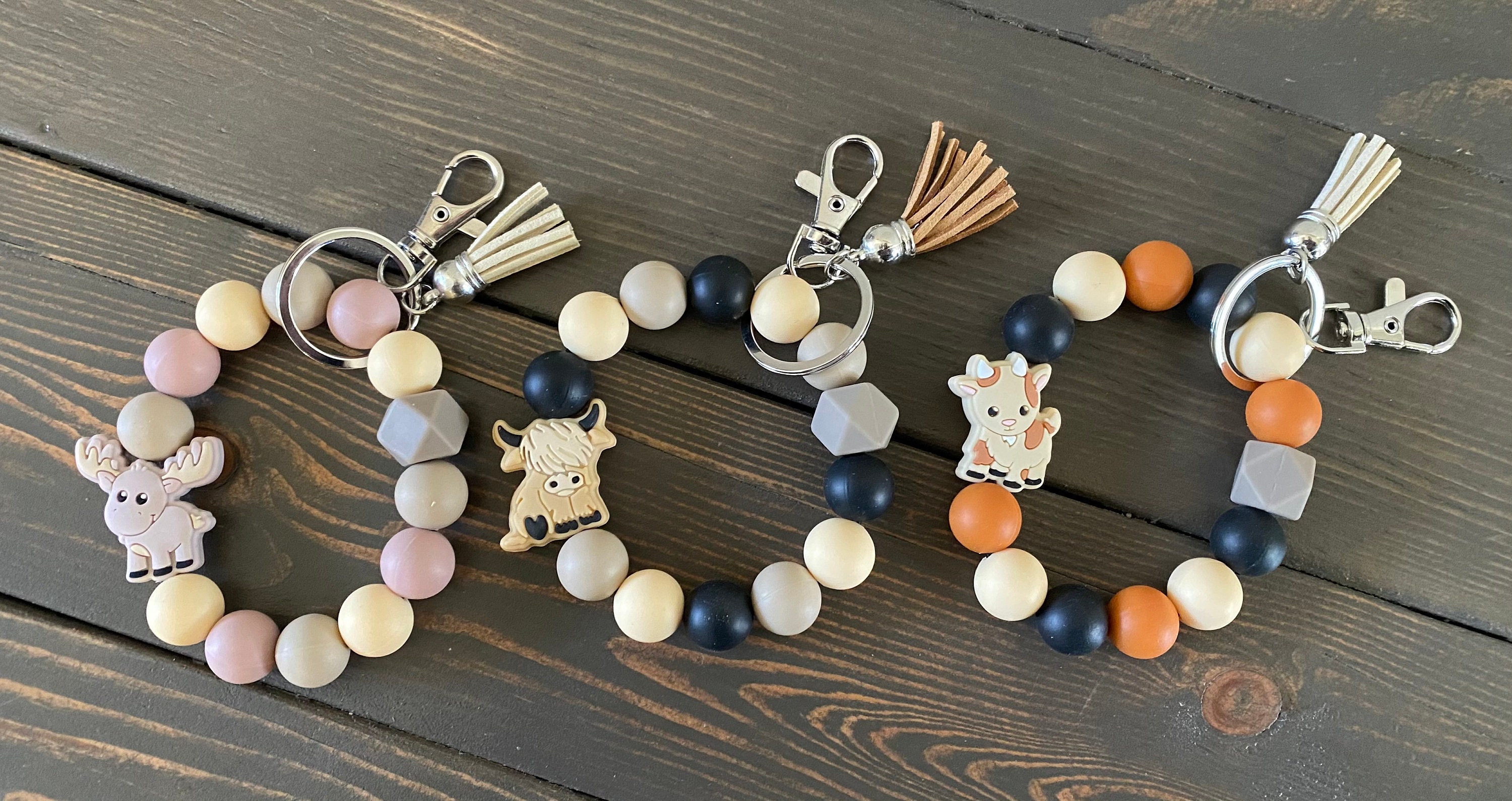 Goat Keychain Cute Goat Keychains Western Keychains - Etsy