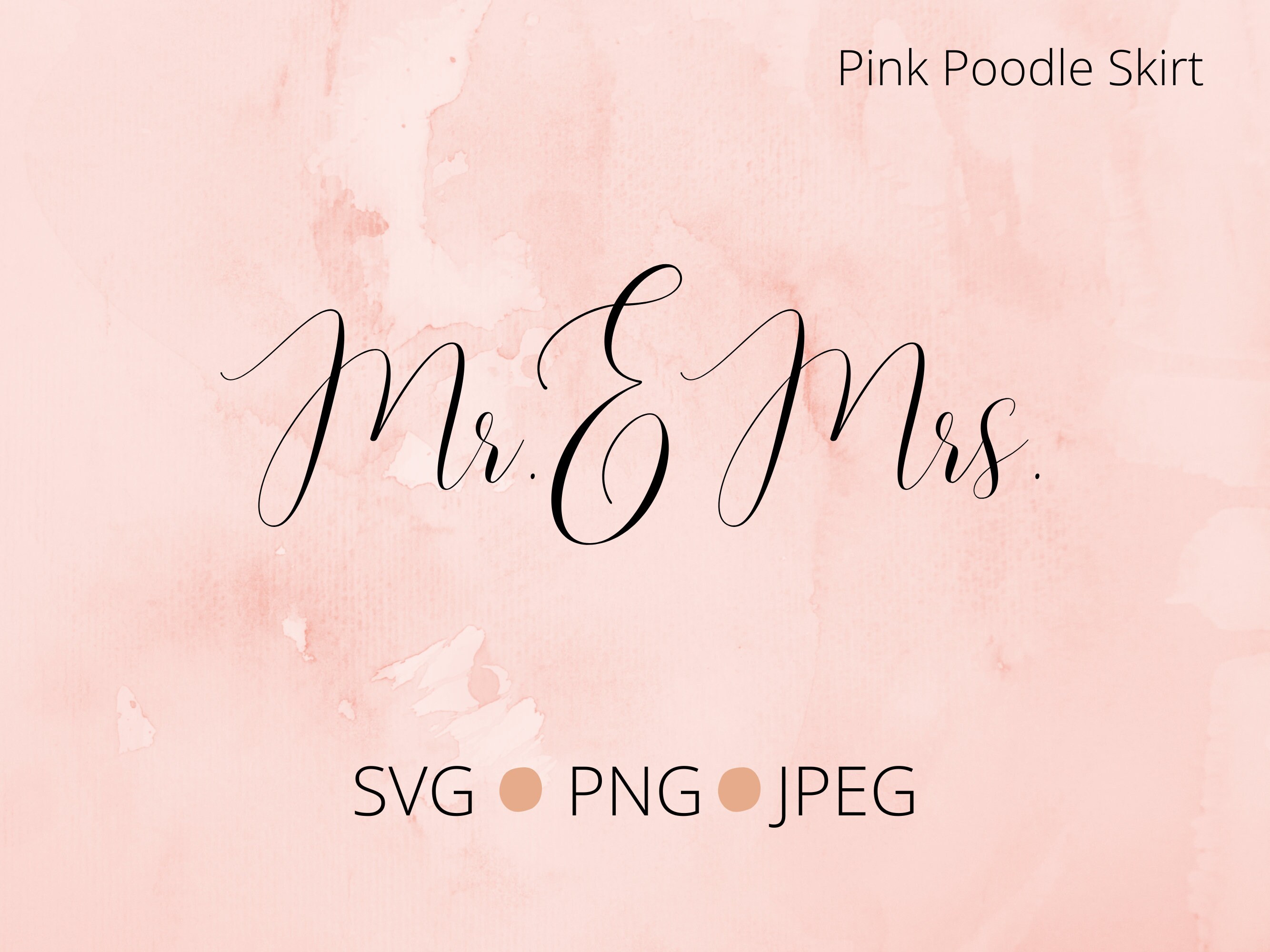 Mr. & Mrs. SVG Download Cutting File Cricut Silhouette Uscutter Cameo ...