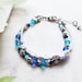 I Am Bracelet, Silver and Blue, Wife Gift, Faith Jewelry, Encouragement ...