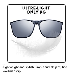 2 Pair Polarized Clip-on Sunglasses Lg Anti-glare Lightweigh Flip up ...