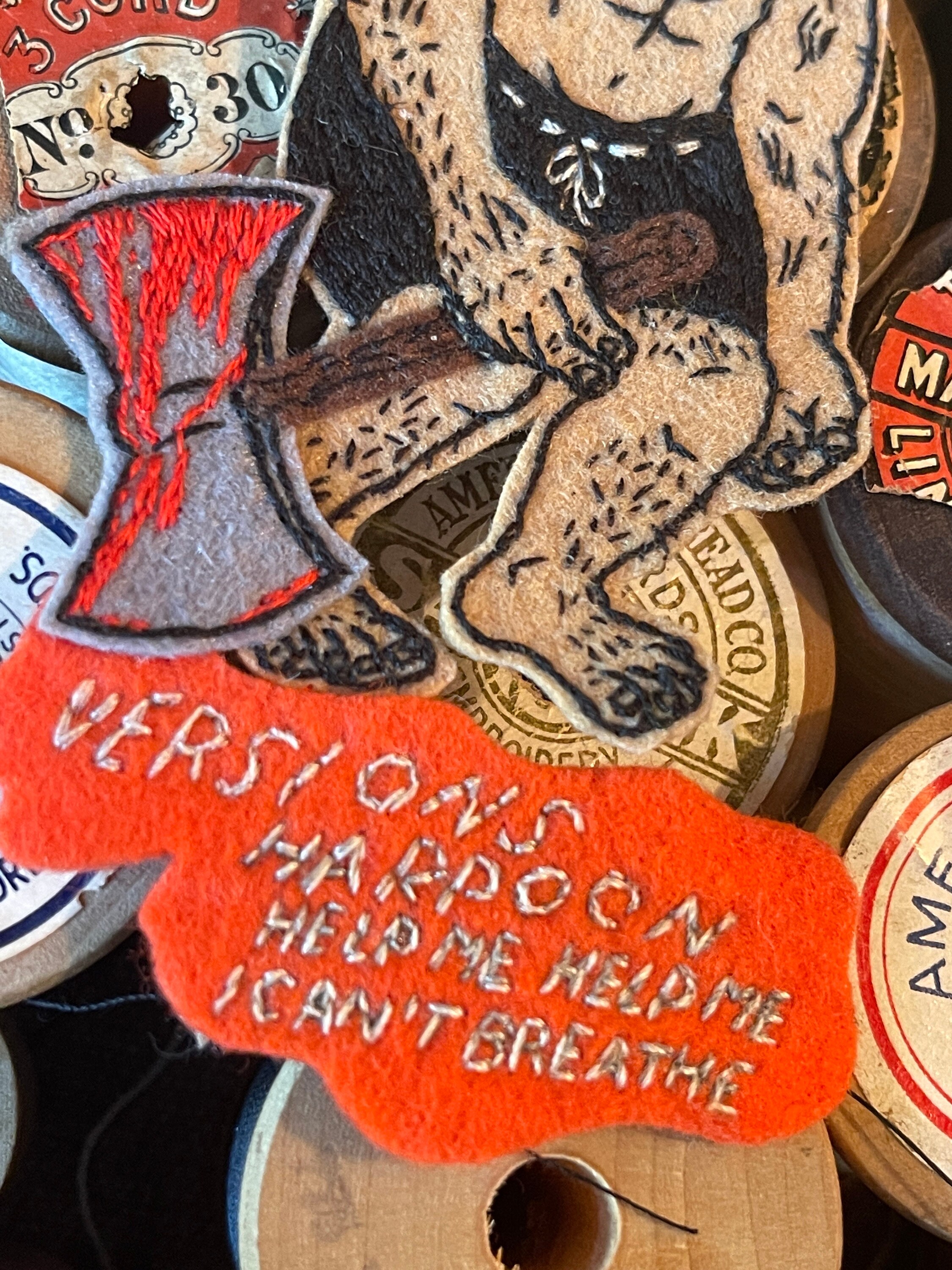 100% Handmade Patch Masked Killer Boold One and Only Unique Gift - Etsy