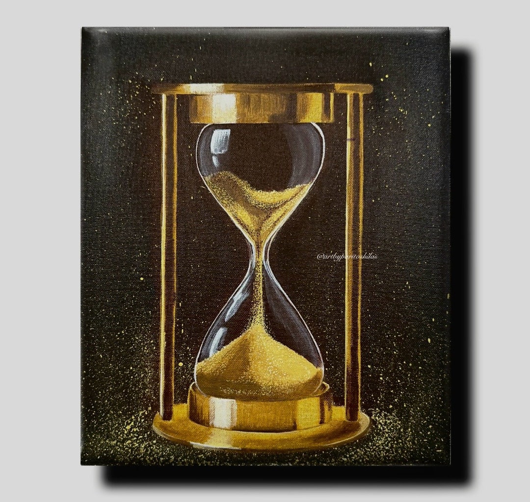 Sand Clock Painting, Wall Décor, Wall Hangings, Gift Item, Modern Gift ...