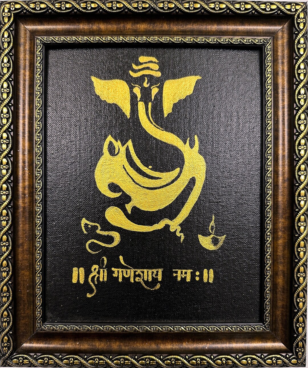 Ganesh Ji Painting, Lord Ganesh Painting, Original Painting, Wall Décor ...